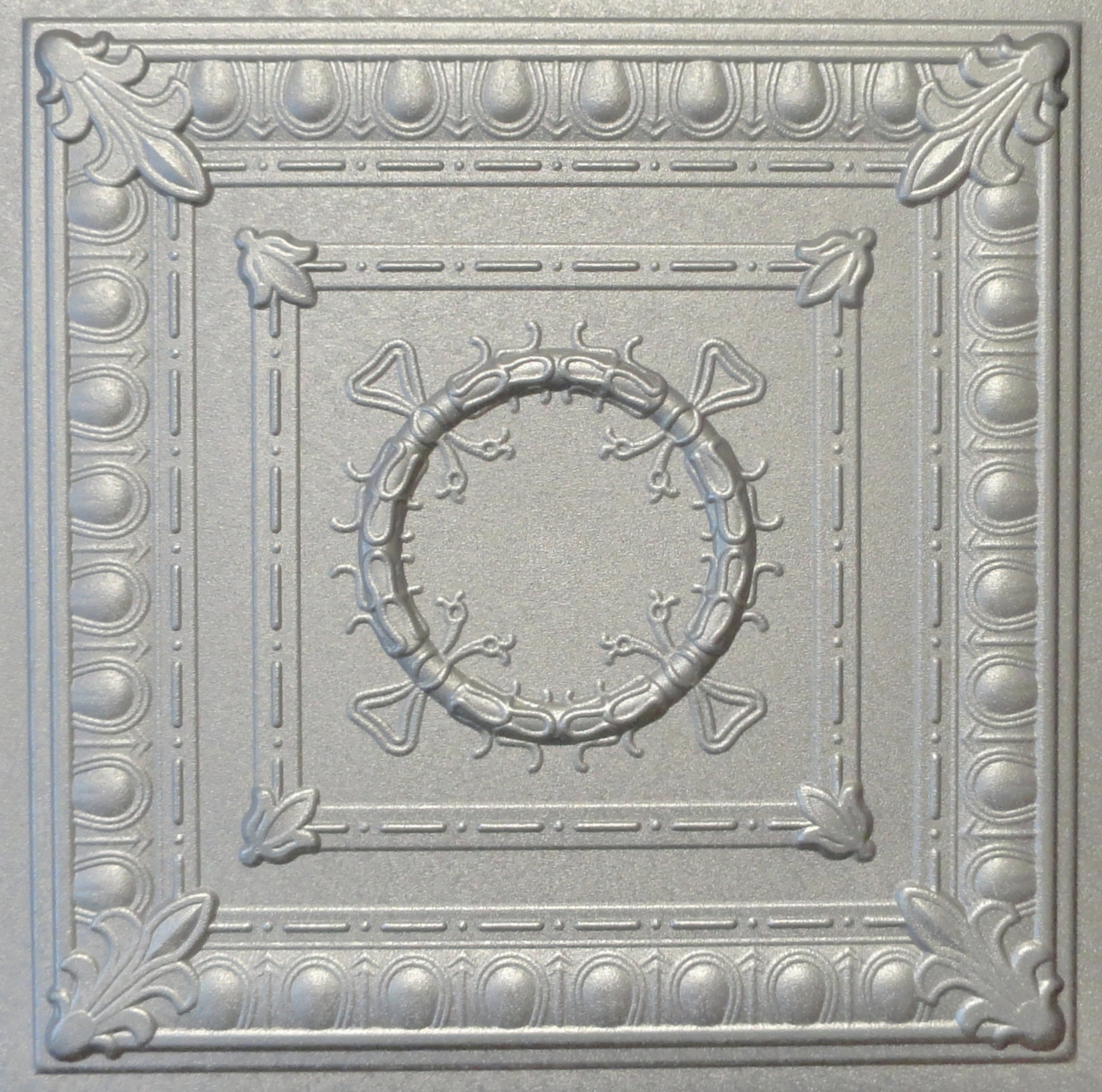 20"x20" Styrofoam Glue Up Ceiling Tiles R47W Silver - Traditional ...