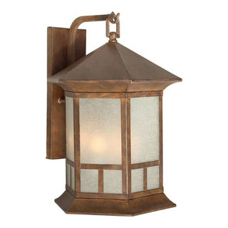 Forte Lighting 4 Light Outdoor Wall Lantern - Transitional - Outdoor ...