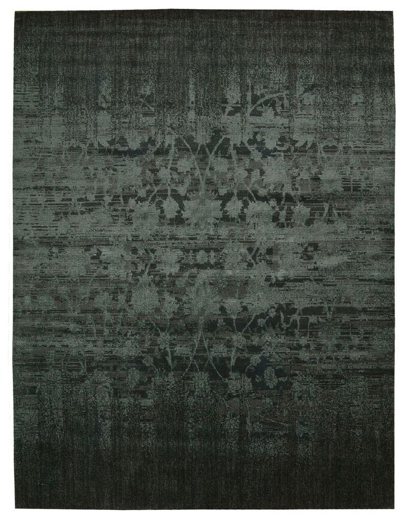 Nourison Nightfall Hunter Green Area Rug 5'6"x8', 5'6"x8 ...