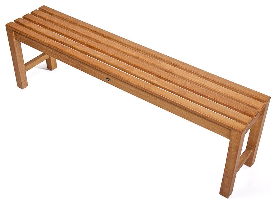 Teak Shower Bench Coach 71" (180 cm) - Scandinavian - Shower Benches ...