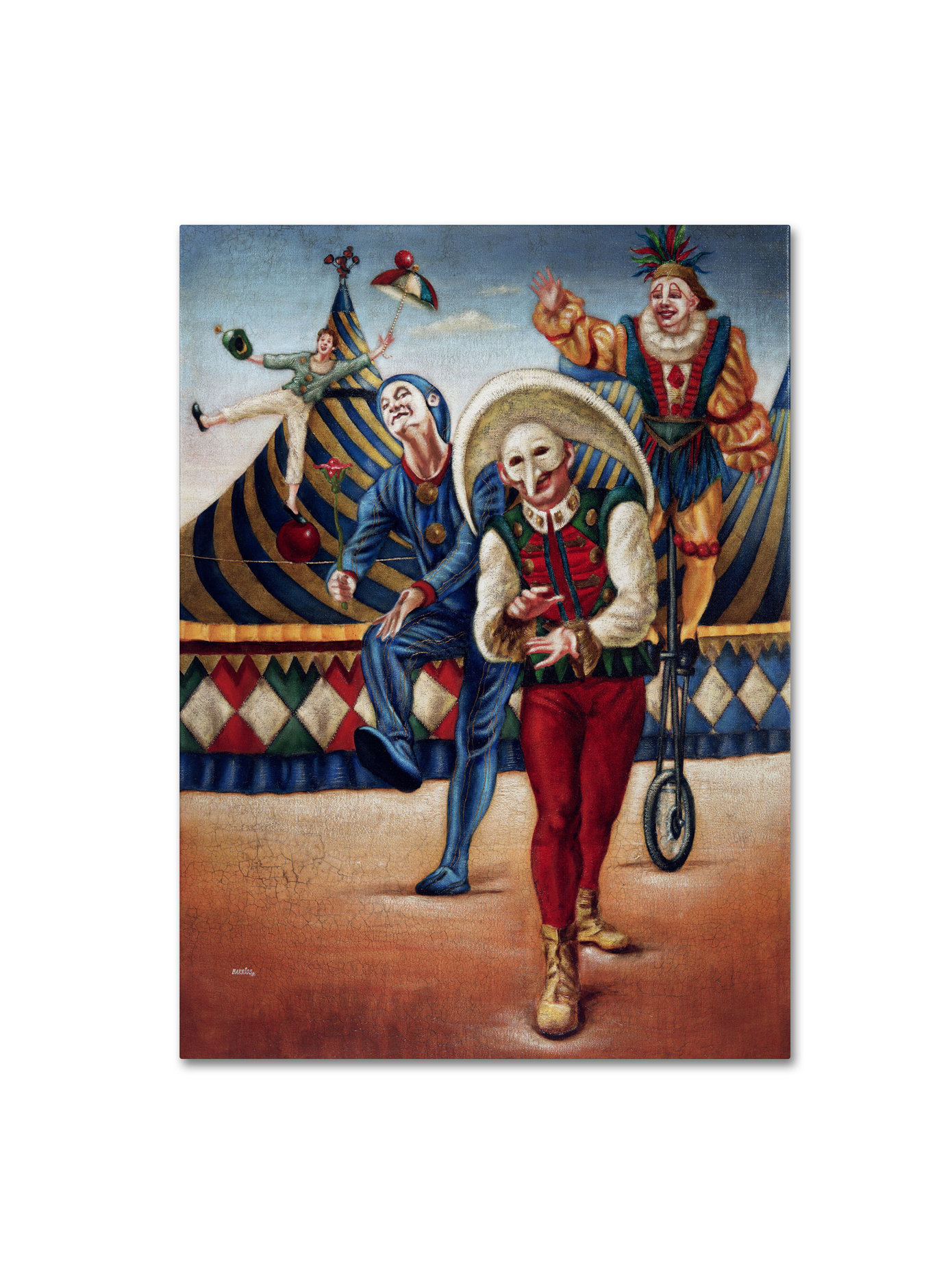 'Runda Rondinel' Canvas Art by Edgar Barrios, 24" x 32" - Traditional ...