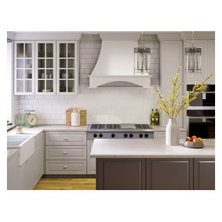 Example of Cambria Quartz Highgate - Farmhouse - Kitchen - Dallas - by ...
