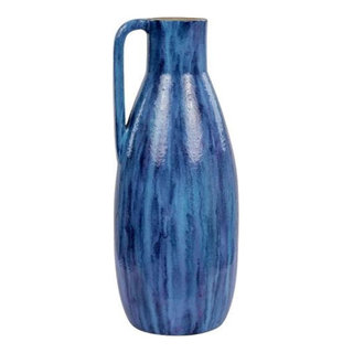 Avesta Vase In Modern Style, 16"Hx6.5"W - Contemporary - Vases - by ...