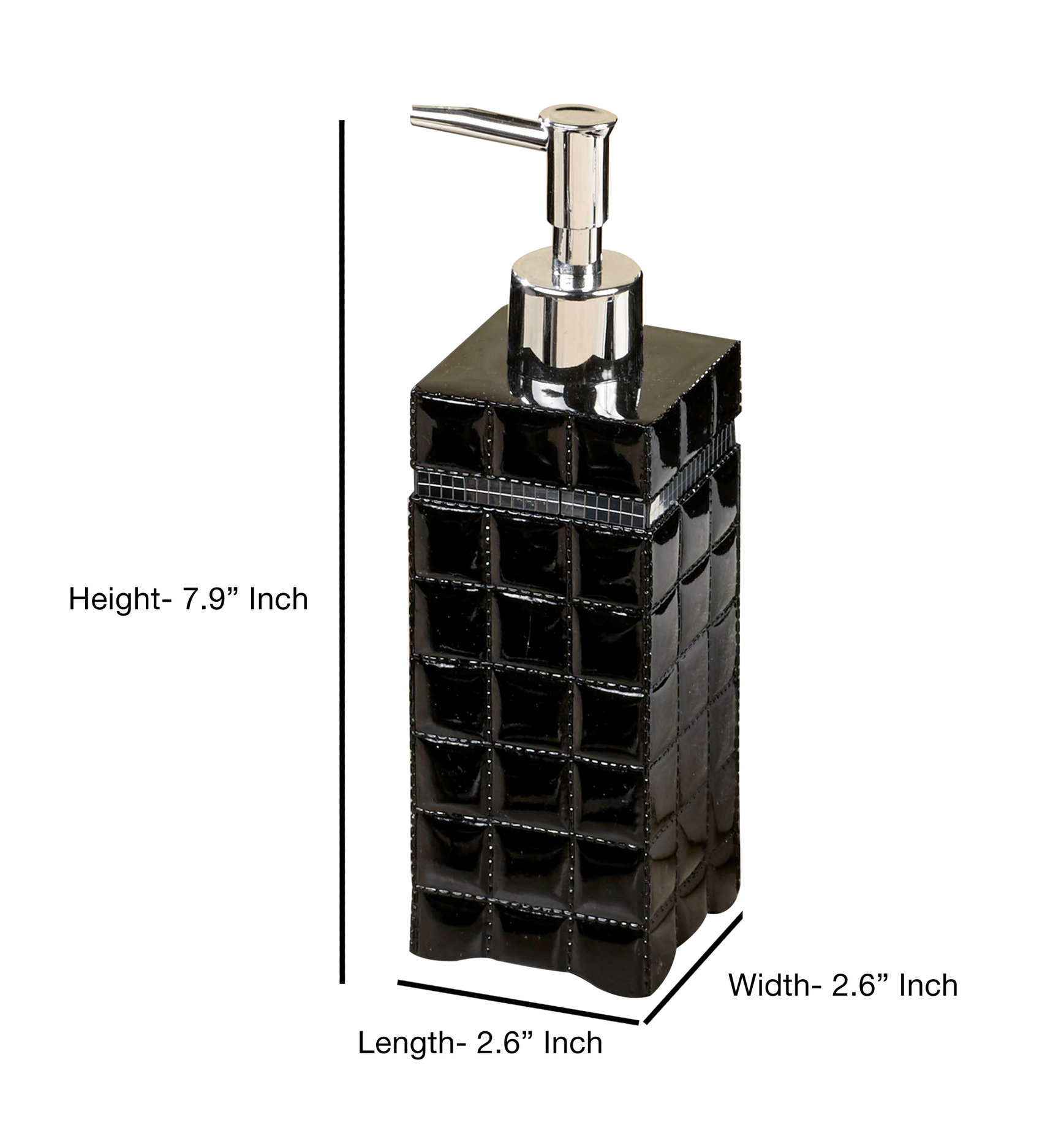 nu steel Giraffe Black Soap/Lotion Pump - Contemporary - Soap & Lotion ...