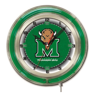 Marshall 19" Neon Clock - Contemporary - Wall Clocks - by Holland Bar ...