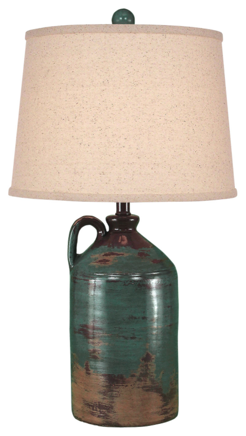 Harvest 1-Handle Jug Table Lamp - Farmhouse - Table Lamps - by ...