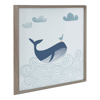 Blake Whale Song Framed Printed Acrylic by Teju Reval of SnazzyHues ...