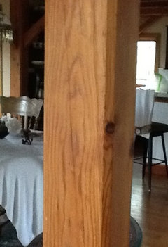 Need help with cedar wrap on support beams | Houzz Forum