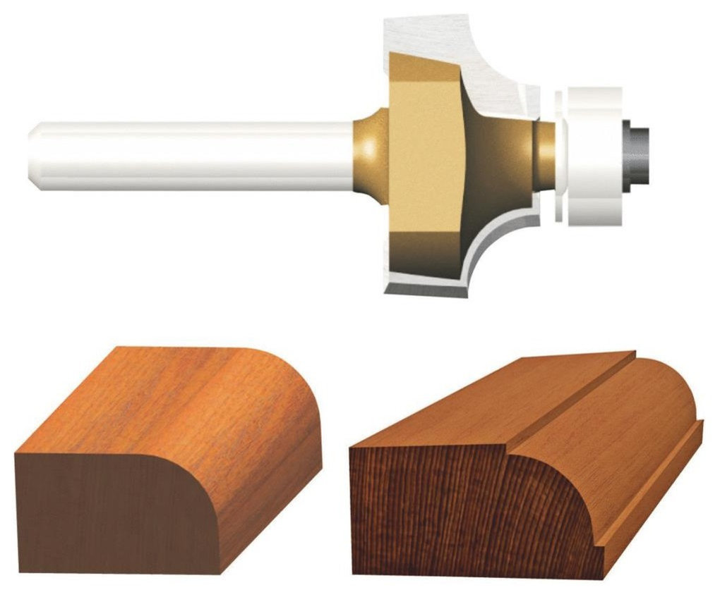 Vermont American 1/8" Roundover Bit 23130 - Traditional - Power Tools ...