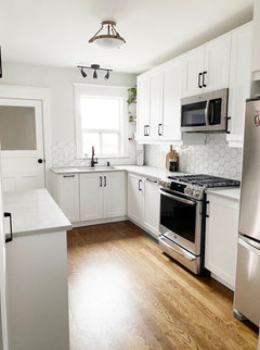 Difficult kitchen layout - help?