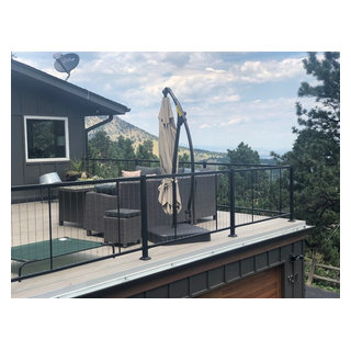 DecTec Deck Roof, Fortress Cable Railing and Wild Hog wire fence ...