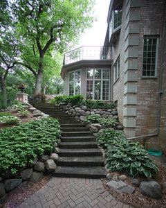 Need design ideas - have an ugly, too narrow cement sidewalk | Houzz Forum