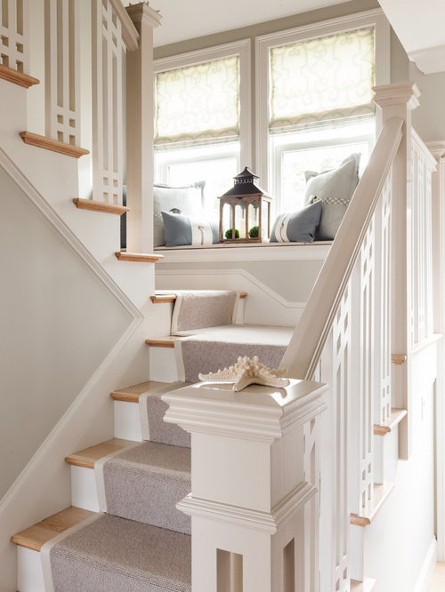 Beach Style Staircase Design Ideas, Remodels & Photos