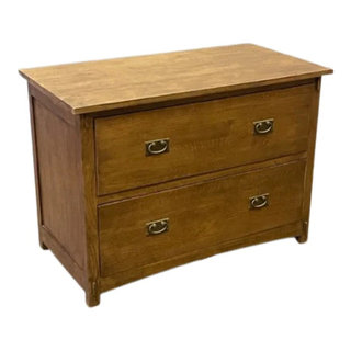 Crafters and Weavers Mission Oak Lateral File Cabinet - Craftsman ...