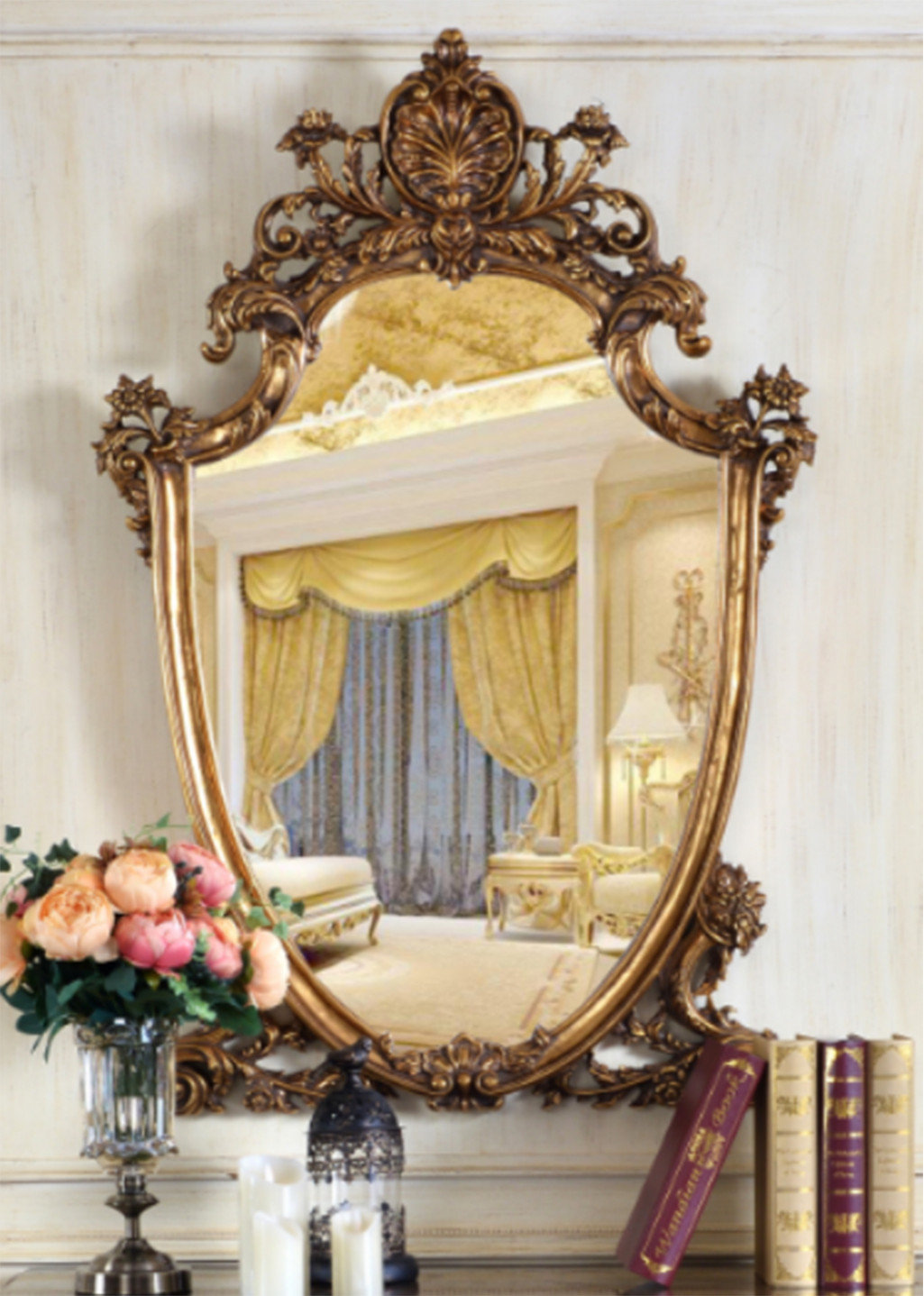 Infinity Ornate Teardrop Mirror - Victorian - Wall Mirrors - by ...