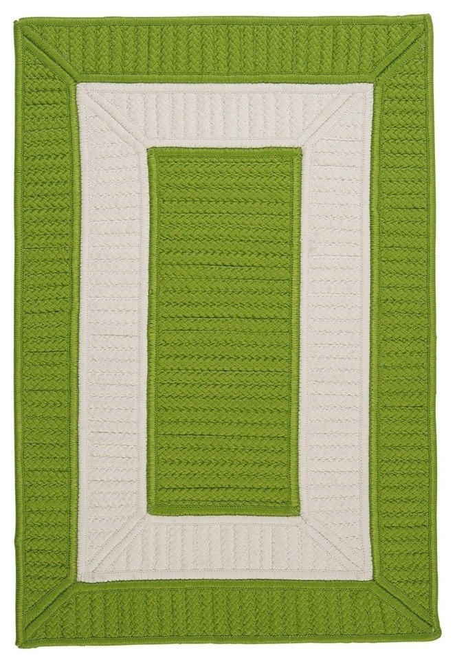 Rope Walk Rug, Bright Green, 2'x4', 2'x4' - Contemporary - Outdoor Rugs ...