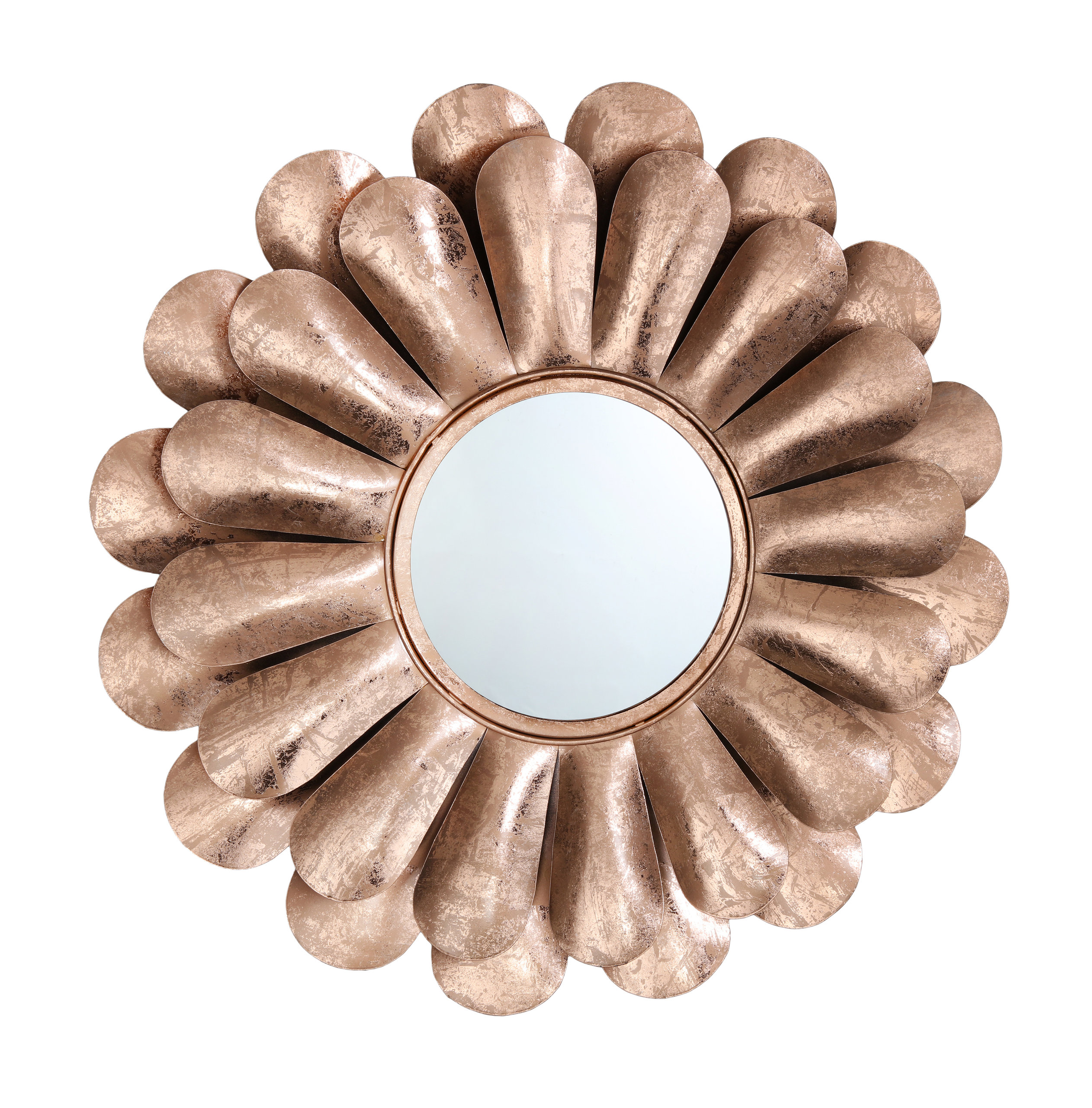 Blossom Rose Gold Mirror - Traditional - Wall Mirrors - by First of a ...