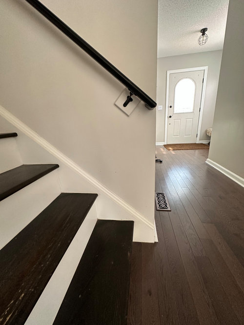 Awkward space for baby gate!