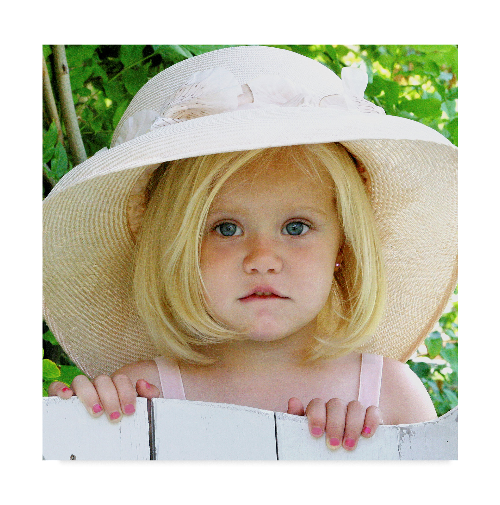 Sharon Forbes 'The Milliners Daughter' Canvas Art, 18"x18 ...