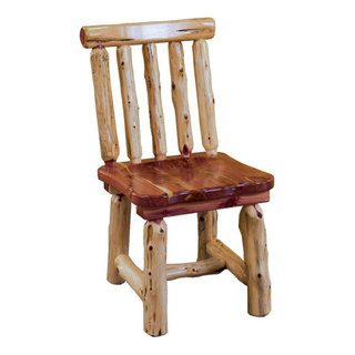 Red Cedar Log - Rustic - Dining Chairs - by Furniture Barn USA | Houzz