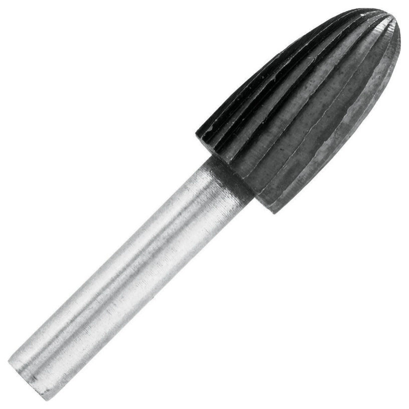 Vermont American® 16672 Rounded Tree Shaped Rotary File, 1/2" x 7/8 ...