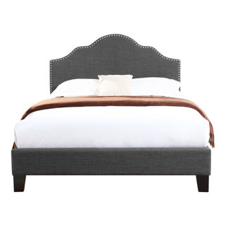 Carrillo Upholstered Bed, Full - Transitional - Panel Beds - by Lorino ...