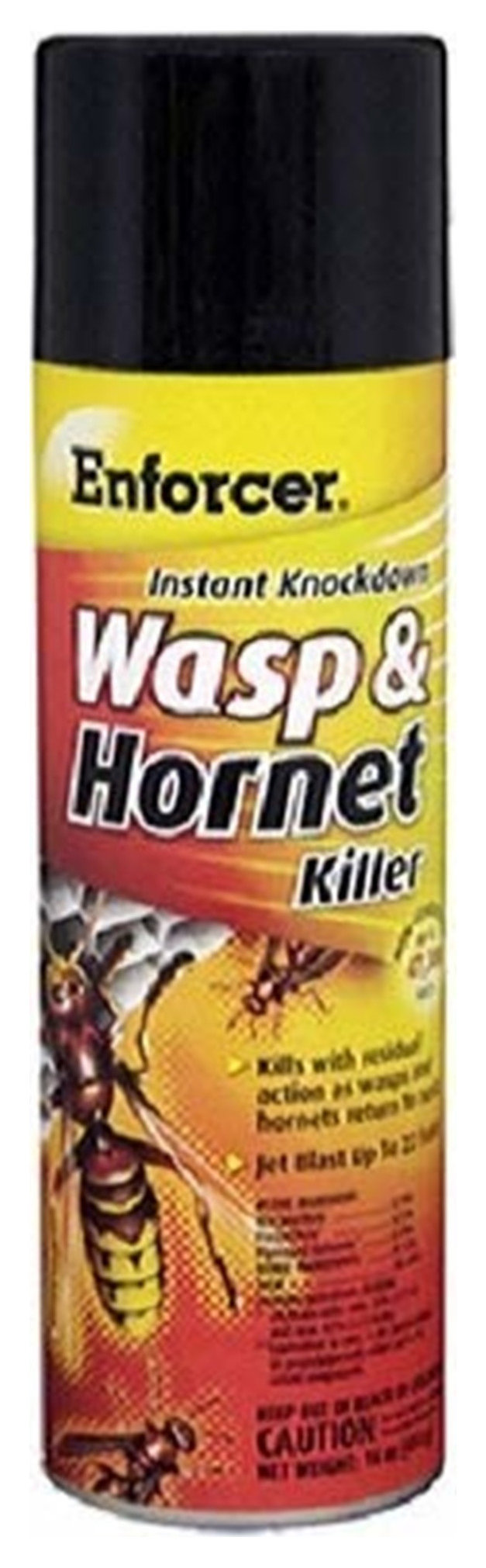 Instant Knockdown Enforcer Wasp And Hornet Killer, 16 Oz, Aerosol Can ...