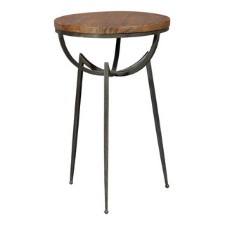 Montclair Tripod Chairside Table - Industrial - Side Tables And End ...