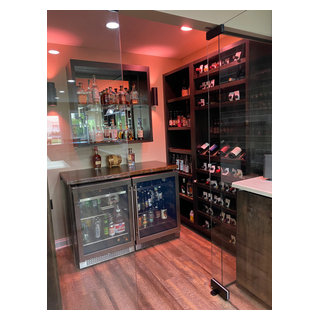Speakeasy Basement Bar Remodel - Eclectic - Home Bar - Other - by SKP ...