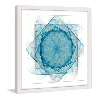 "Rotating Layers" Framed Art Print, 32"x32" - Contemporary - Prints And ...