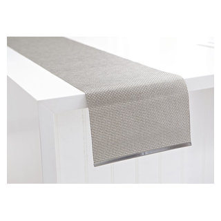 Platinum Vinyl Table Runner 12"x72" - Contemporary - Table Runners - by ...