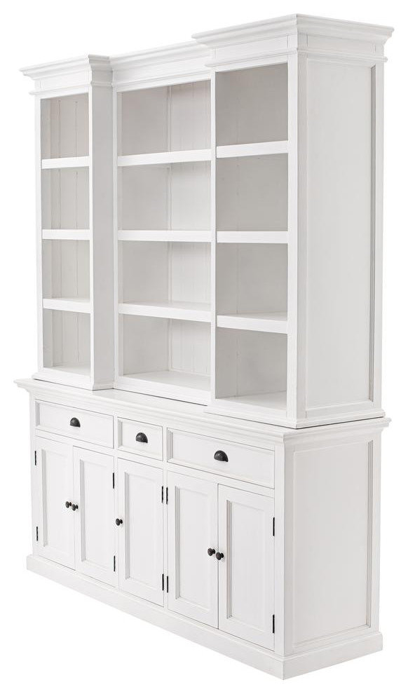 Classic White Kitchen Hutch Cabinet, Belen Kox - Transitional - China ...