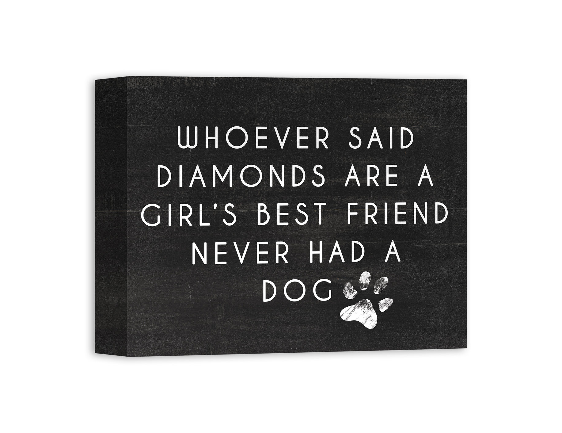 Girl's Best Friend Wall Art - Contemporary - Novelty Signs - by Designs ...