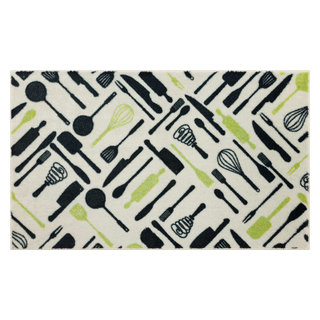 Mohawk Home Angled Utensils Kitchen Mat, 2' x 3' 4" - Contemporary ...
