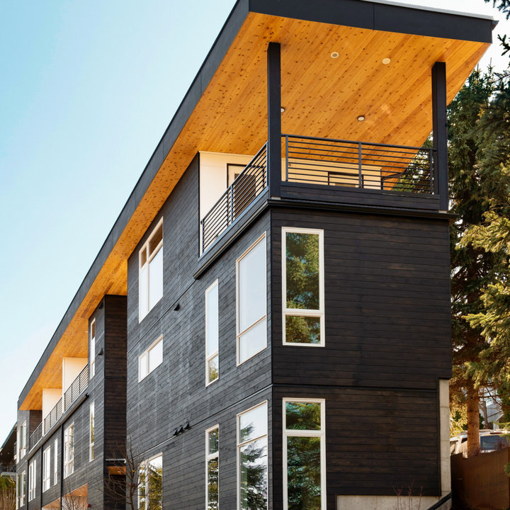 75 Beautiful Three-storey Apartment Exterior Ideas & Designs - October ...