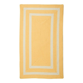 La Playa Rug, Sun Yellow, 7'x9', 7'x9' - Contemporary - Outdoor Rugs ...