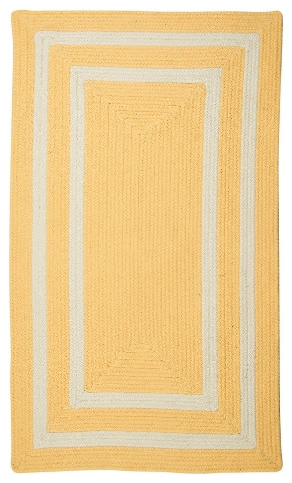 La Playa Rug, Sun Yellow, 7'x9', 7'x9' - Contemporary - Outdoor Rugs ...