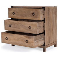 Forster Natural Mango Campaign Chest - Industrial - Accent Chests And ...