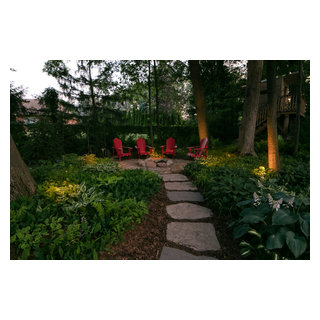 Modern Tree Canopy Deck & Woodland Oasis - Fonthill - Modern ...