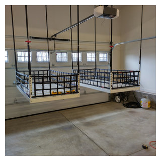Motorized overhead storage racks - Contemporary - Garage - Other - by ...