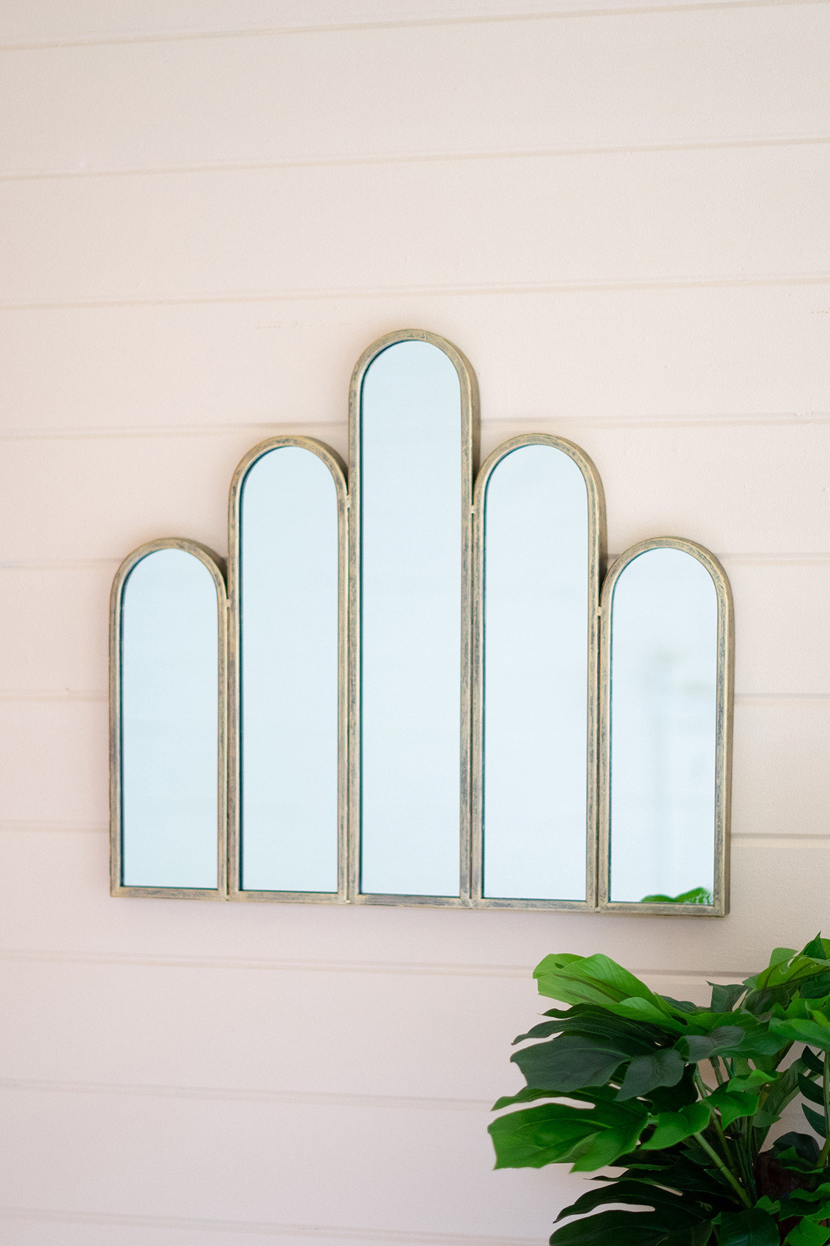 Kalalou Cbb1136 Metal Mirror With Five Arches - Contemporary - Wall ...