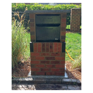 CUSTOM Brick dVault® Mailbox Surround - Exterior - Other - by Boyd's ...