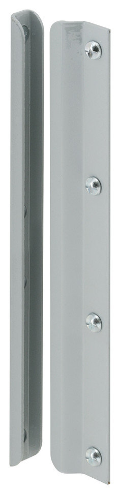 Latch Shield, 12", Steel, Gray, In-Swinging Doors - Traditional - Door ...