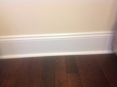 Baseboards: instead of Quarter round