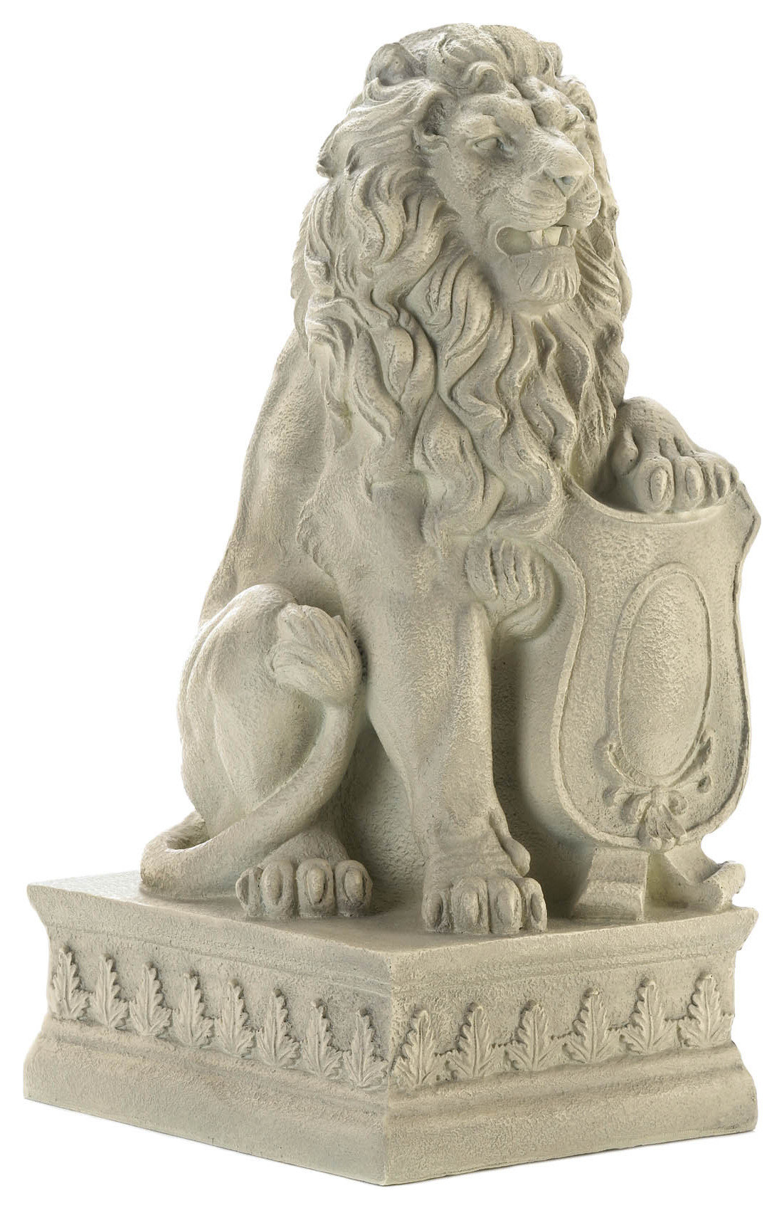 Ivory Lion Statue - Contemporary - Garden Statues And Yard Art - by The ...