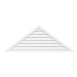 Triangle PVC Gable Vent, Brickmould Frame, 60"W x 27-1/2"H ...