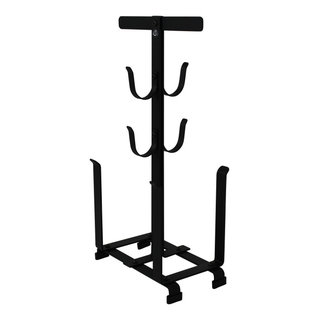 Handcrafted Hearthside Boot and Mitten Dryer Rack Black - Midcentury ...