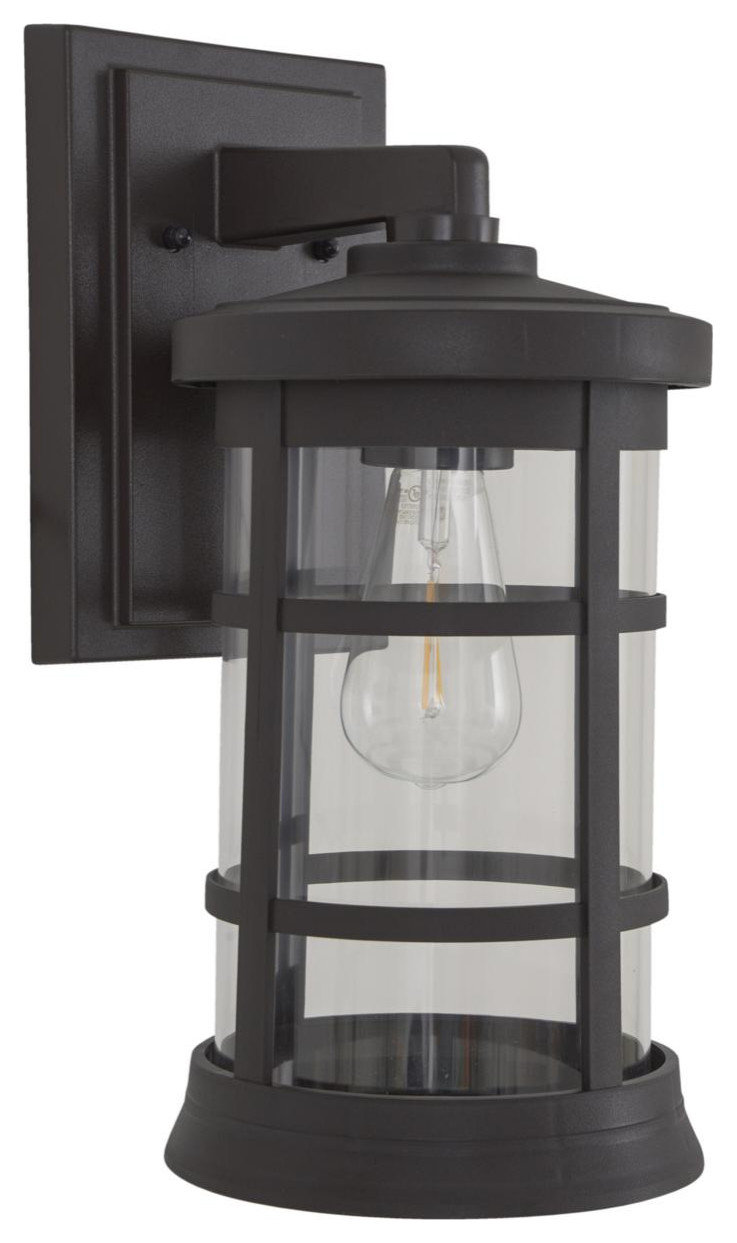 Resilience 1 Light Outdoor Pendant or Chandeller, Bronze, Clear Glass ...
