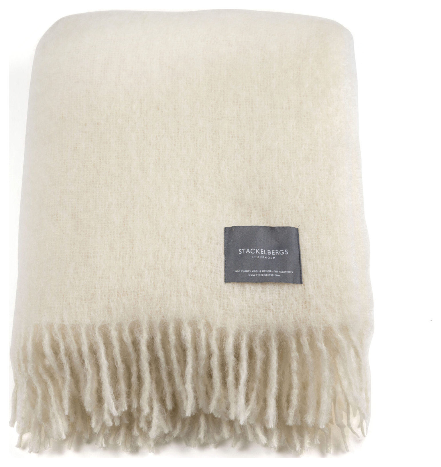 Bright white Mohair throw - Contemporary - Throws - by Room With a Soul ...