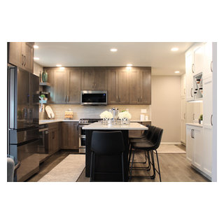 Stunning Kitchen Transformation Done in Ebony, White and Shale Colors ...